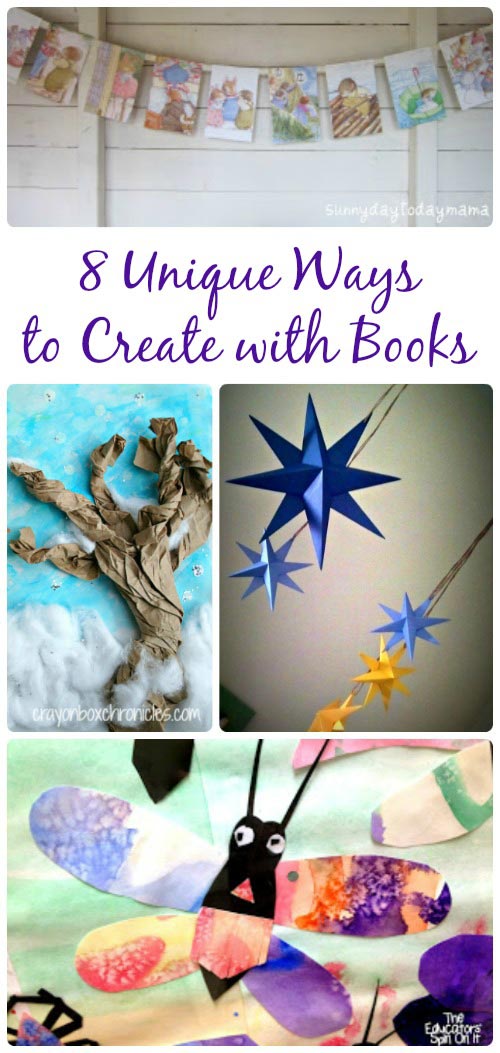 8 Unique Ways to Play & Create with Books - KC Edventures