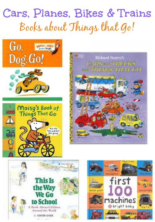 Books about Trains, Boats, Planes and Things that Go - KC Edventures