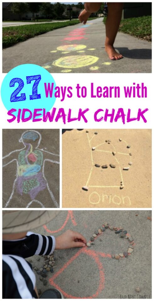 27 Amazing Sidewalk Chalk Projects for Kids