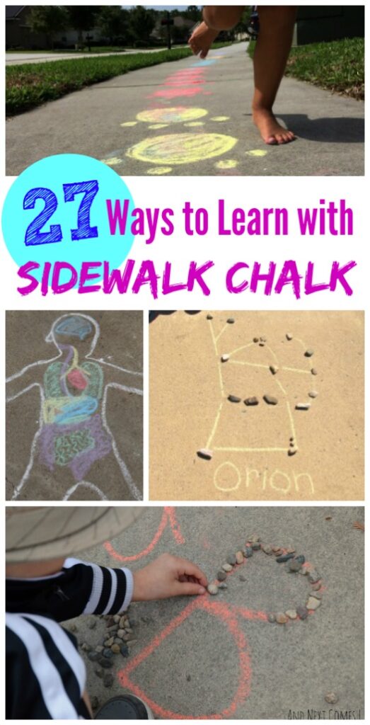 27 Amazing Sidewalk Chalk Projects for Kids