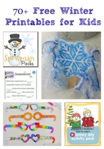 70 Free Winter Printables - Games & Activities