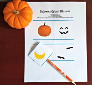 Halloween Science Experiment: Optical Illusions