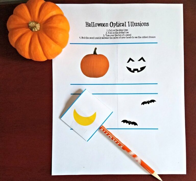 Halloween Science Experiment: Optical Illusions