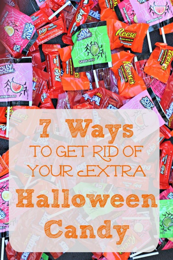 How to Get Rid of Extra Halloween Candy - Donate, Experiments & Craft Ideas