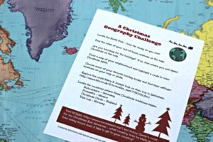 Christmas Around the World | Free Printable Map Activity