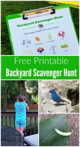 Outdoor Scavenger Hunt for Kids | For the Yard, Patio or Balcony