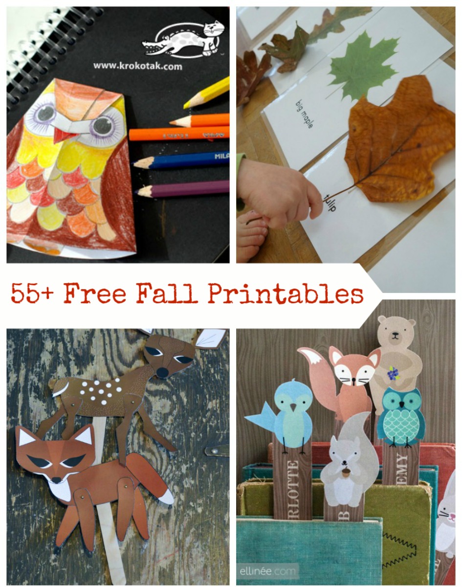 55 Free Printable Games Activities For Autumn