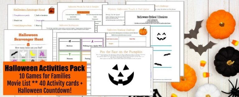 40+ Halloween Printable Games and Activities