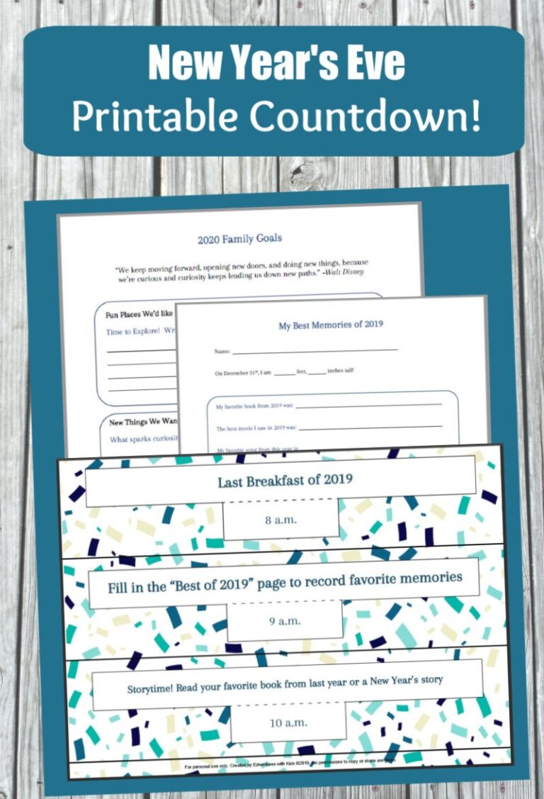 New Year's Eve Activities for Kids and Families