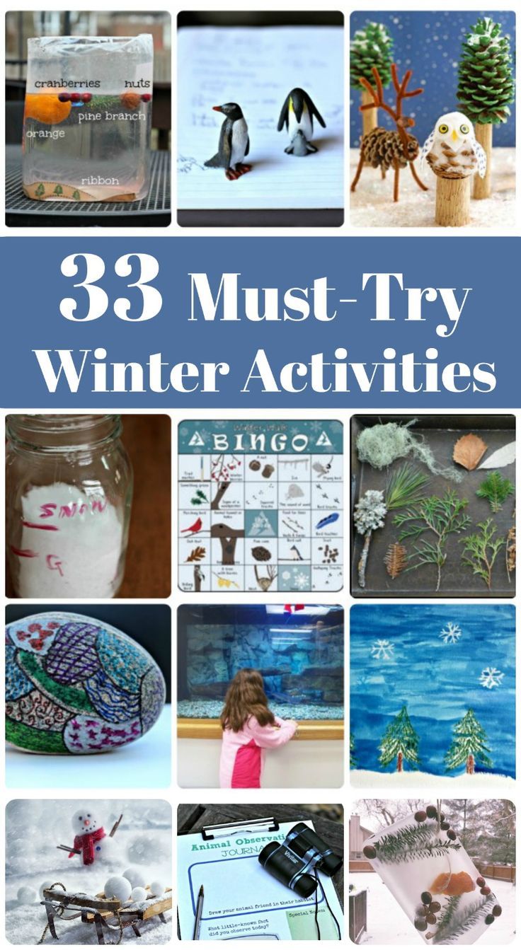 33 Fun Things to Do in the Winter | Inside & Outside Activities