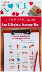 Kindness Scavenger Hunt | For Home or School