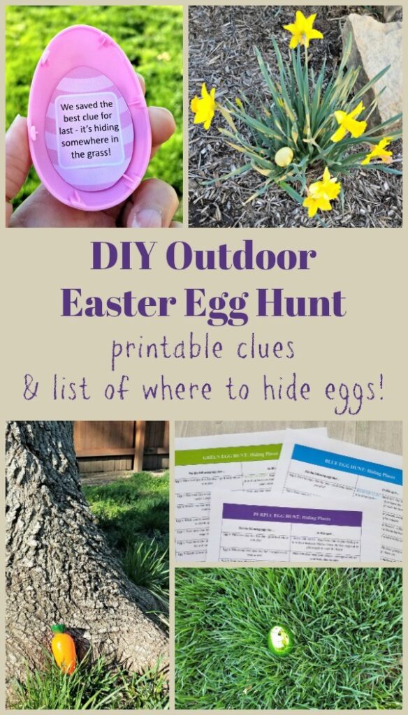 Easter Egg Hunt Clues for Outside | Printable Riddles for Kids