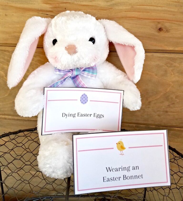 Easter Charades for Kids & Adults with FREE Printable Cards