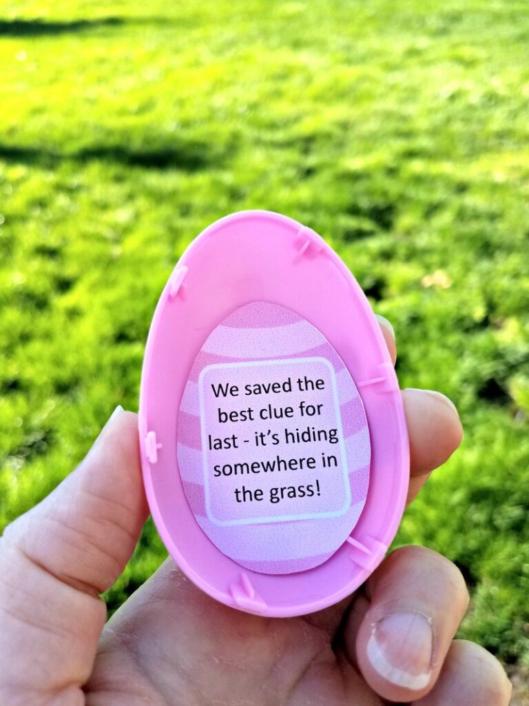 Easter Egg Hunt Clues for Outside | Printable Riddles for Kids