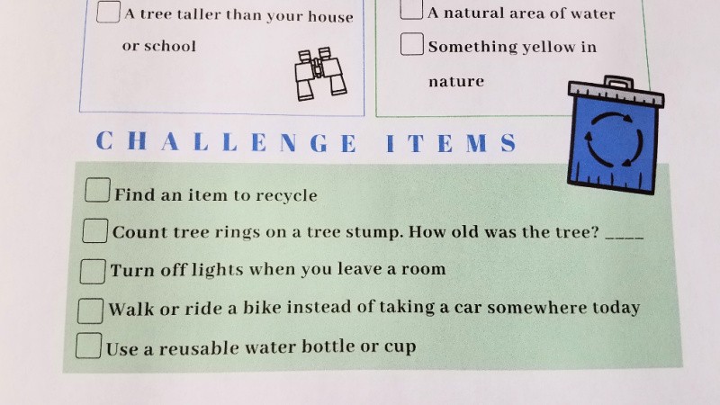 Earth Day Scavenger Hunt | FREE printable pdf