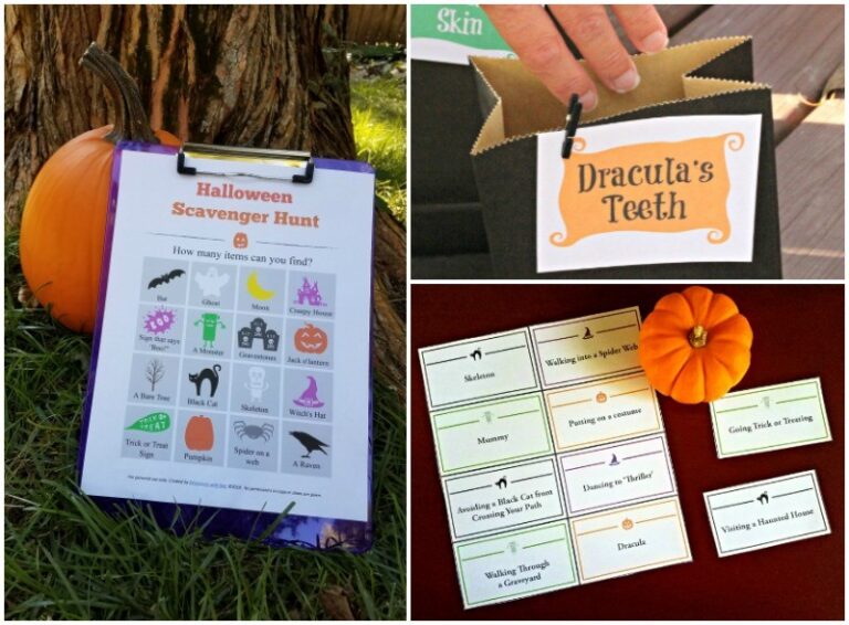 31 Printable Halloween Games & Activities {FREE!}