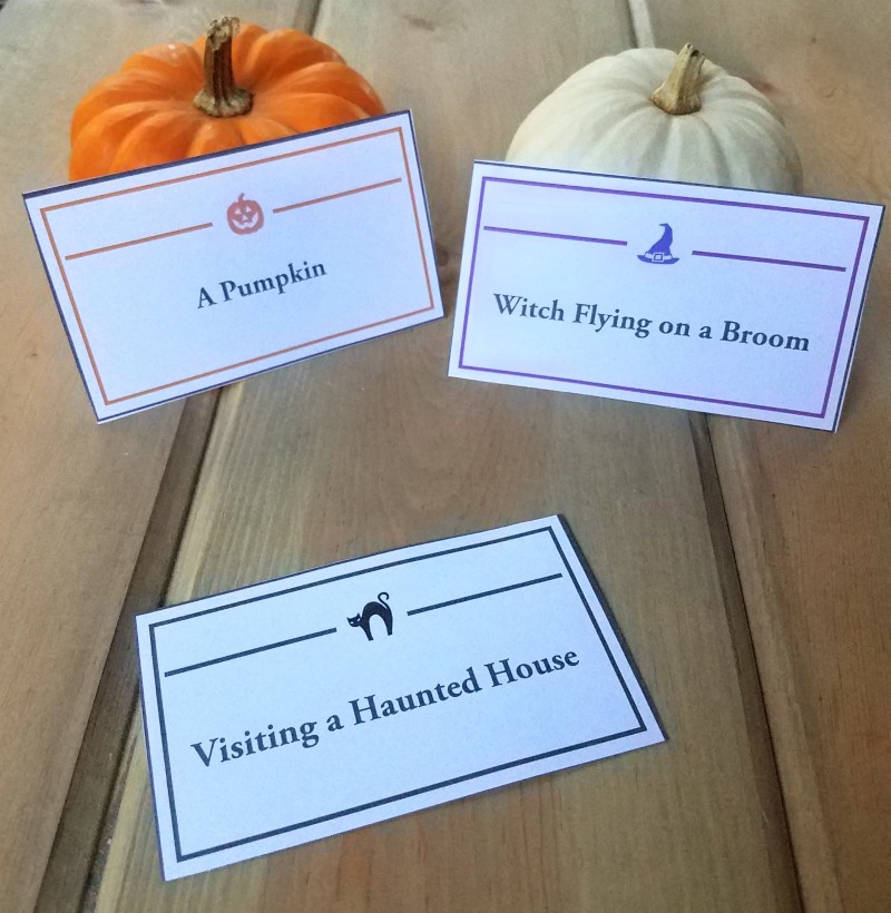 FREE Halloween Charades Game: Printable Cards & Word List