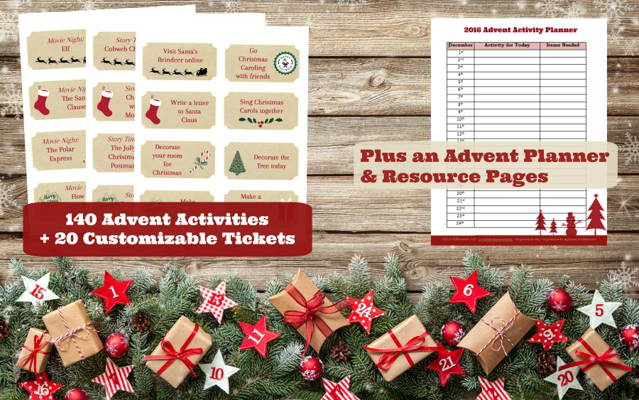 100+ Printable Advent Calendar Fillers | Christmas Countdown