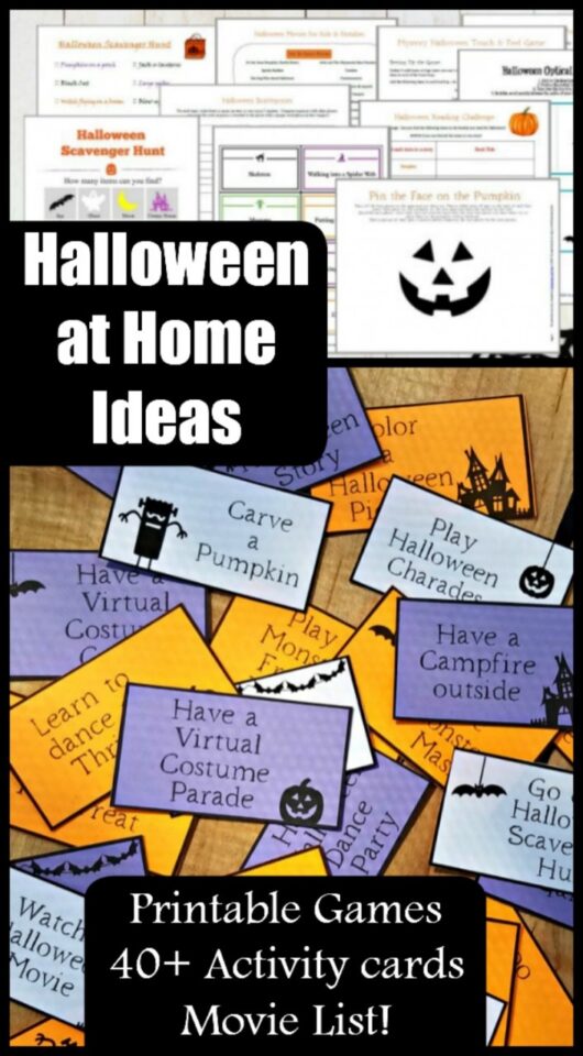Indoor Halloween Scavenger Hunt | FREE printable