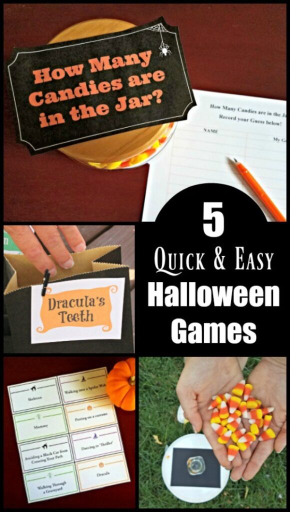 Easy Halloween Games for Kids (with FREE printables!)