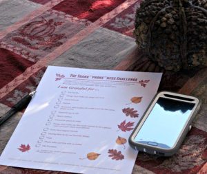 Gratitude 'What's on Your Phone' Scavenger Hunt | FREE printable