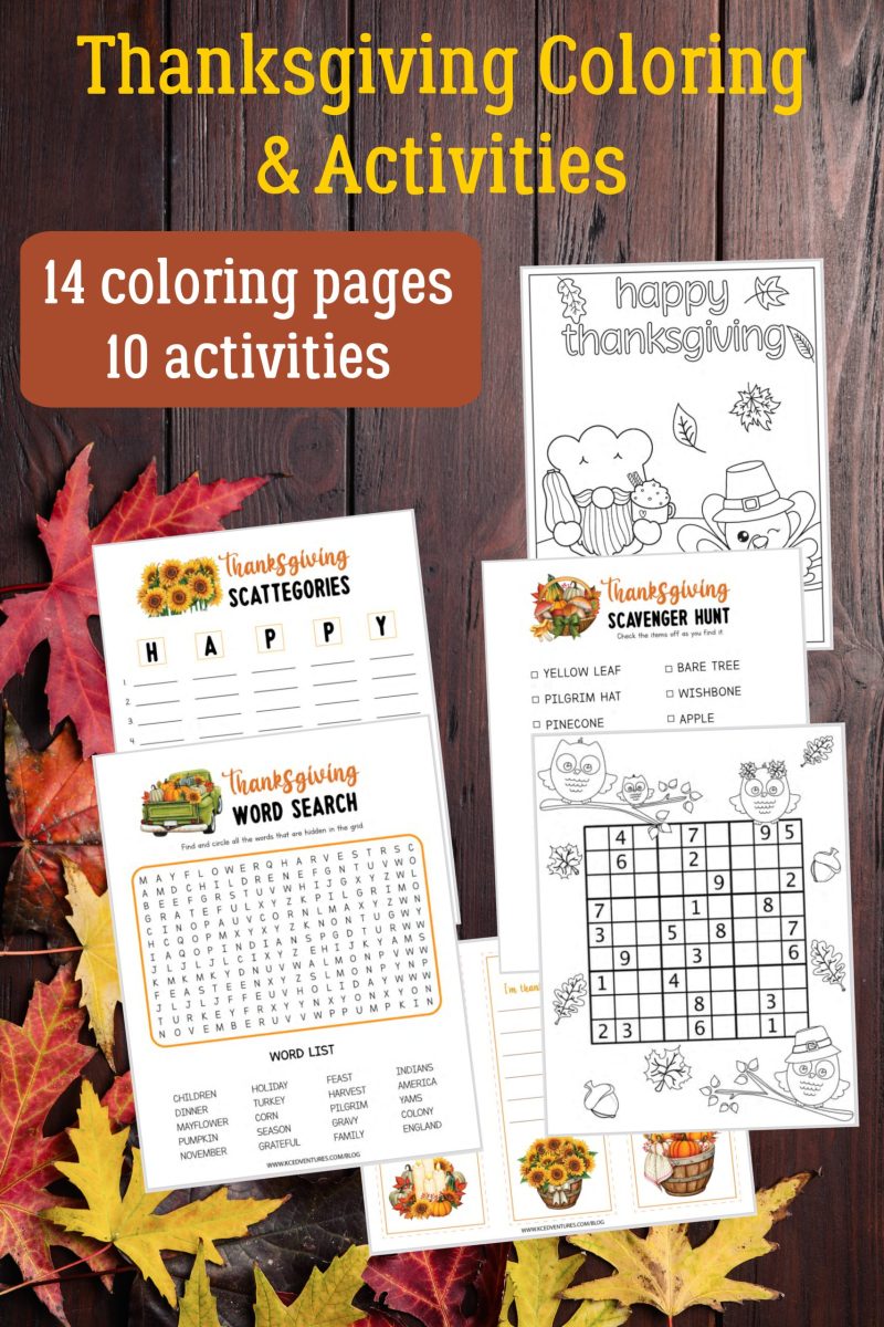 27 Free Printable Thanksgiving Games for Adults & Kids